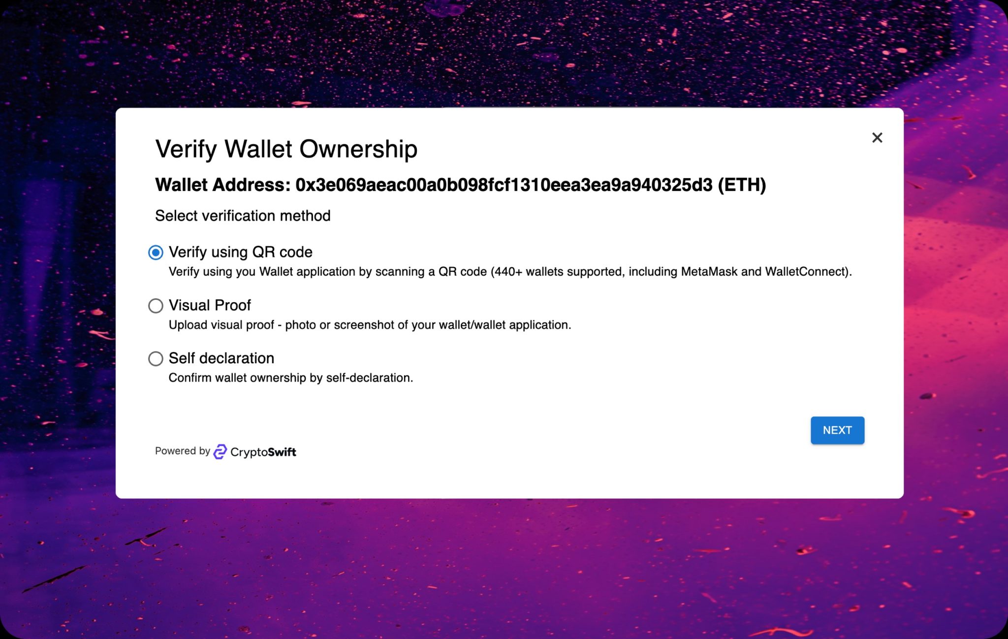Self-Hosted Wallet Verification Made Simple - CryptoSwift